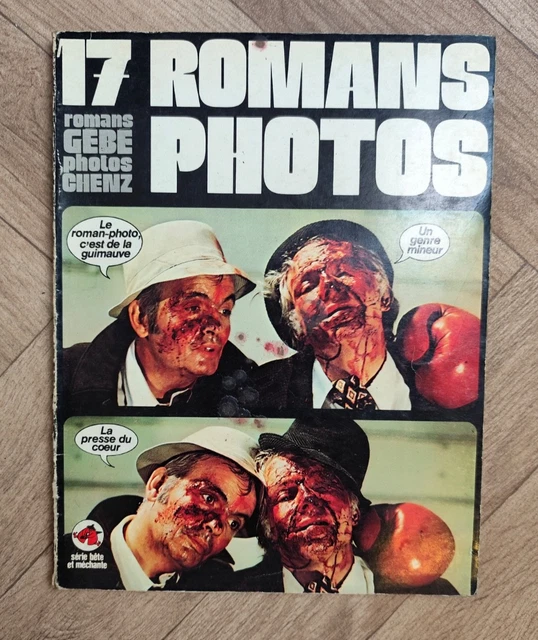 MAGAZINE REVUE ROMAN Photos Année 70' GEBE CHENZ Coluche Miou Miou ...