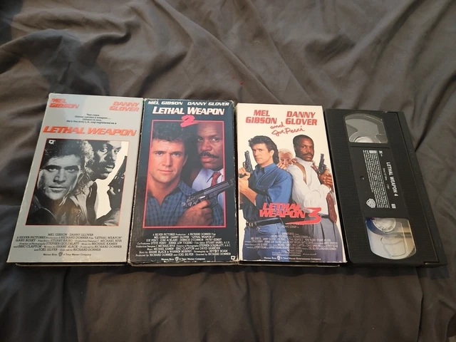VINTAGE 1980S-1990S VHS Lot, Lethal Weapon 1,2,3,and 4, Missing Case £ ...