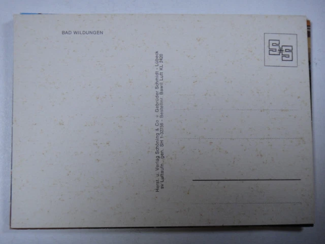 ALTE LUFTBILD POSTKARTE - Bad Wildungen - Luftbild-Aufnahme EUR 1,00 ... ALTE LUFTBILD POSTKARTE - Bad Wildungen - Luftbild-Aufnahme EUR 1,00 ...