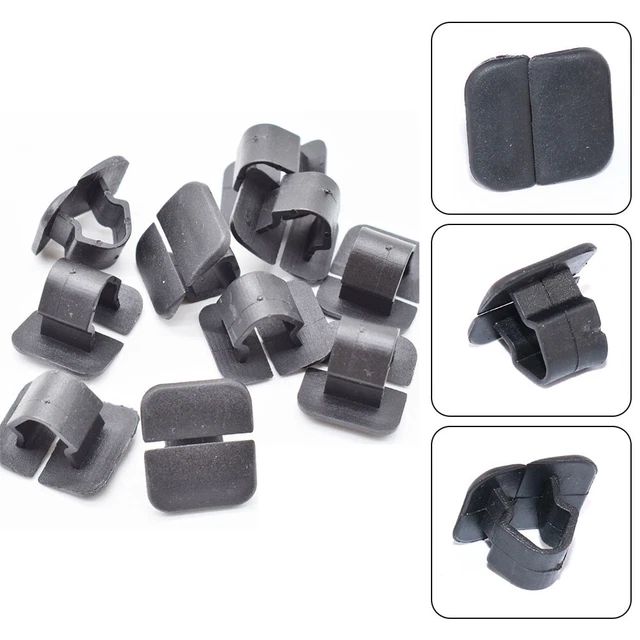 10*SEAT BONNET INSULATION Plastic Clips- Retainer Clips For Hood Sound ...