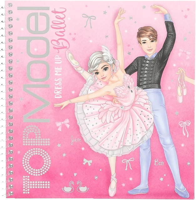 TOPMODEL - DRESS Me up Stickerbook BALLET - (413611) /Arts and Crafts ...