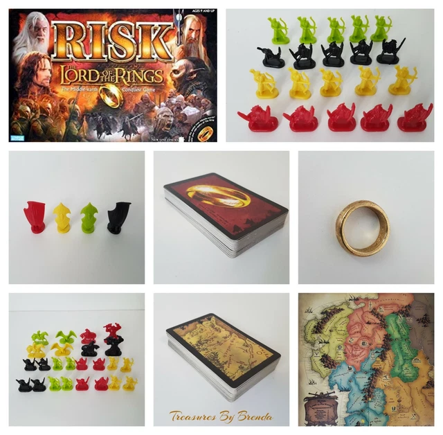 RISK LORD OF the Rings Middle Earth Conquest Game SPARE REPLACEMENT ...