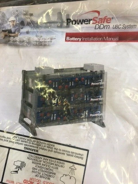 NEW POWERSAFE DDM UBC SYSTEM BATTERY RACK KIT #24-DDm85-15,4W X 6H NO ...