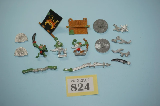 WARHAMMER FANTASY CITADEL Goblin Wolf Chariot Spares Metal The Old ...