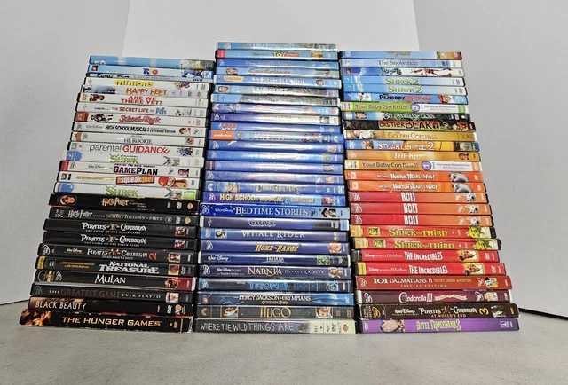 WHOLESALE LOT 100+ DVDs Kids & Family Childrens $120.23 - PicClick CA