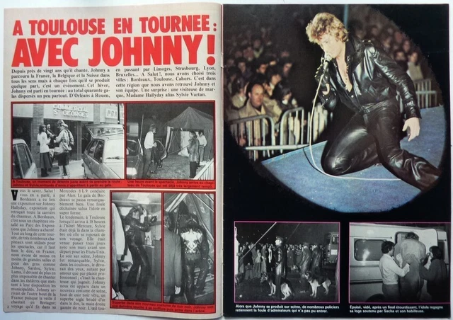 JOHNNY HALLYDAY = Coupure De Presse 4 Pages 1979 / Clipping + Sylvie ...