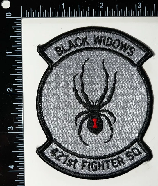 USAF 421ST FIGHTER Squadron Black Widows Patch £20.03 - PicClick UK