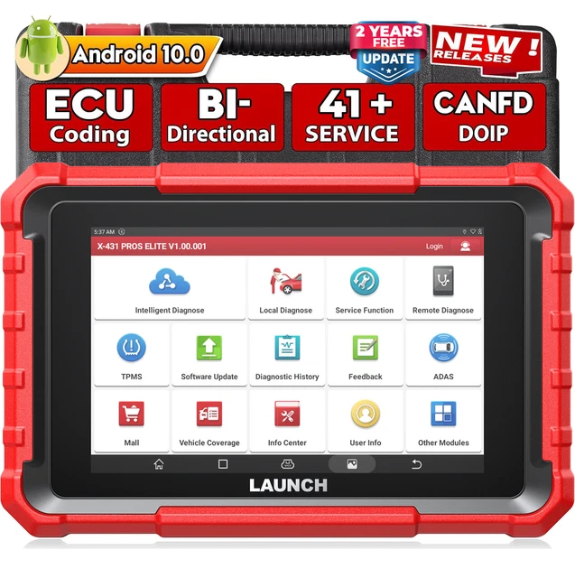 2025 LAUNCH X431 PRO ELITE V5.0 Outils diagnostics Systèmes Complète ...