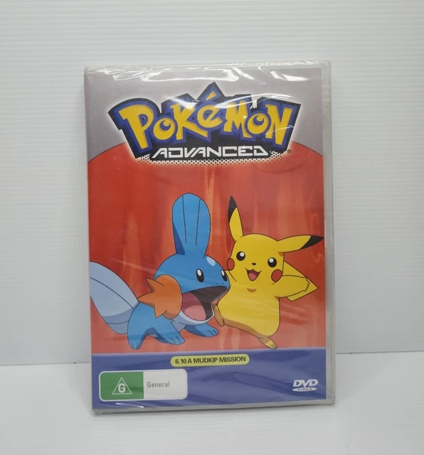 POKEMON ADVANCED DVD Vol 6.10 A Mudkip Mission *New Sealed* Region 4 ...