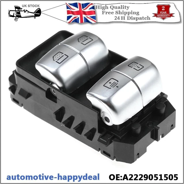 REAR WINDOW MAIN Control Switch For Mercedes Benz S-Class W222 2014 ...