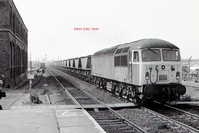 ORIGINAL 35MM NEG B&W slide: Class 56 56009 @ Worksop £2.99 - PicClick UK