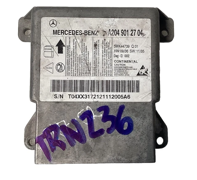 MERCEDES C CLASS Airbag Control Module Ecu A2049012704 W204 £13.99 ...