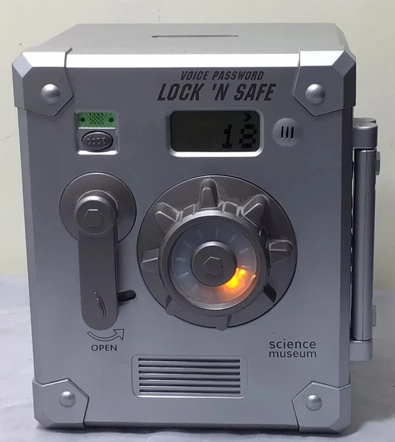 SCIENCE MUSEUM VOICE Password Lock ‘N Safe Money Box £24.99 - PicClick UK