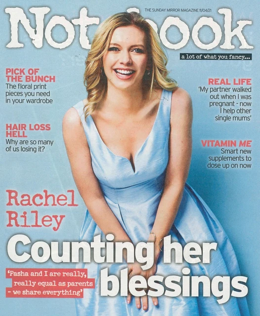 SUNDAY MIRROR NOTEBOOK Magazine: Rachel Riley, Donna Air, Fashion, 11.4 ...