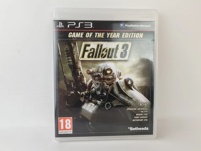 FALLOUT 3 GAME Of The Year Edition PS3 Sony Playstation 3 PAL FR ...