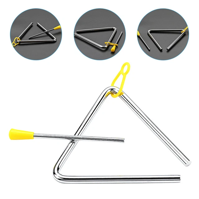 RING THE BELL Children's Musical Instrument Triangle Preschool £9.99 ...