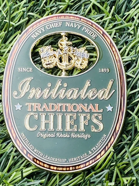 US NAVY CHIEF Petty Officer Challenge Coin CPO MESS Chief E7 $59.00 ...