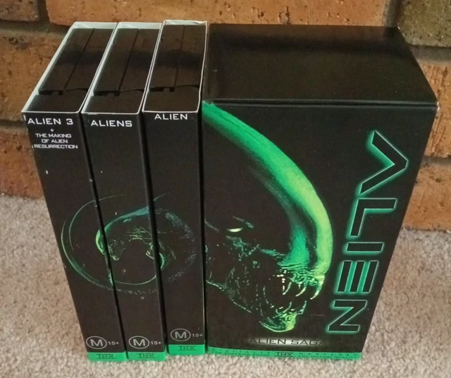 ALIEN SAGA VHS Movies Box Set Alien Aliens Alien 3 The Making Of ...