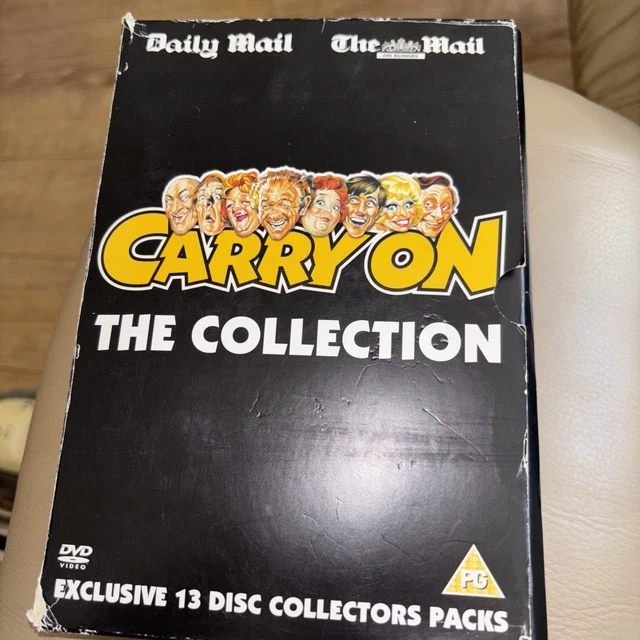 CARRY ON THE Collection Daily Mail x 13 Films Film Dvd Dvd’s Collectors ...