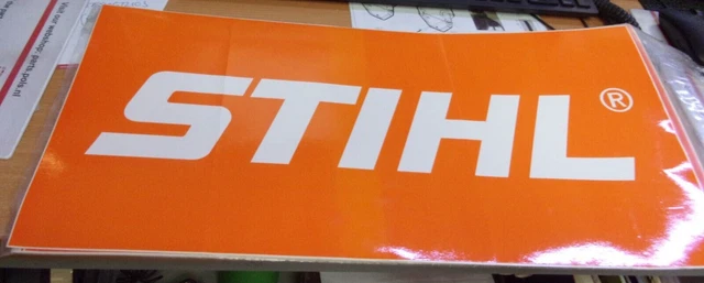 GENUINE STIHL LOGO Stickers 500 x 250mm 0463 028 0050 £7.95 - PicClick UK