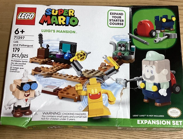 LEGO SUPER MARIO Luigi Mansion Lab and Poltergust 71397 Expansion Set ...