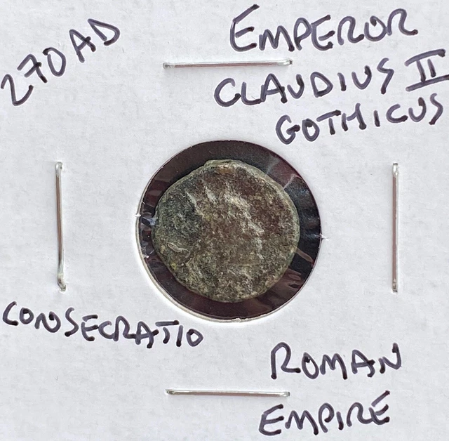 AUTHENTIC ANCIENT ROMAN Coin 270 AD Emperor Claudius II Gothicus ...