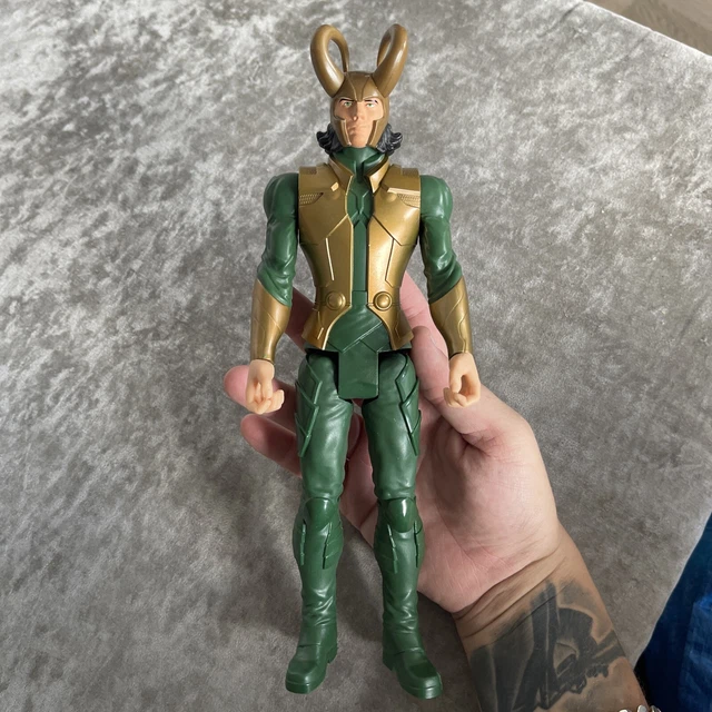 RARE AVENGERS MARVEL Titan Hero Series 12-inch Loki Figure In Excellent ...