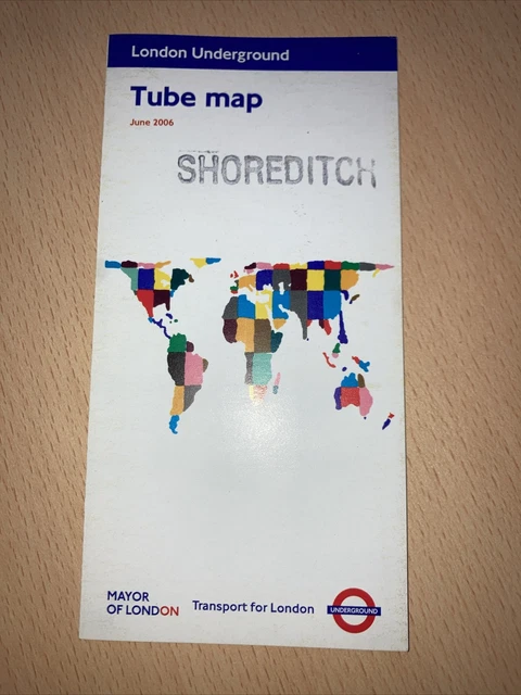 LONDON. UNDERGROUND. MAP. (. Tube Map. 2006. June. ( Stamped ...