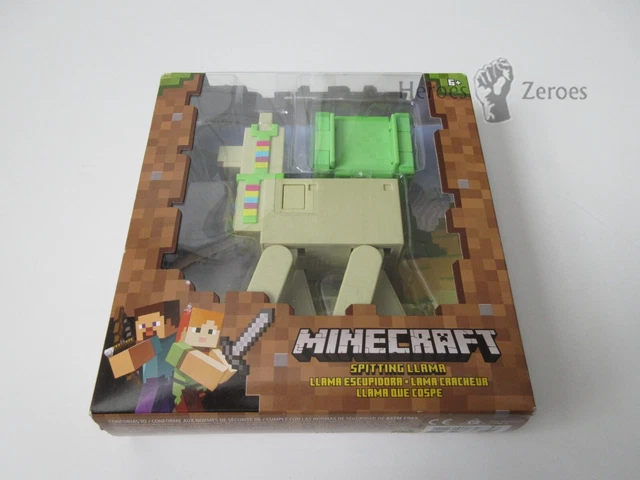 MATTEL MOJANG MINECRAFT SPITTING LLAMA Deluxe 6-inch Action Figure New ...