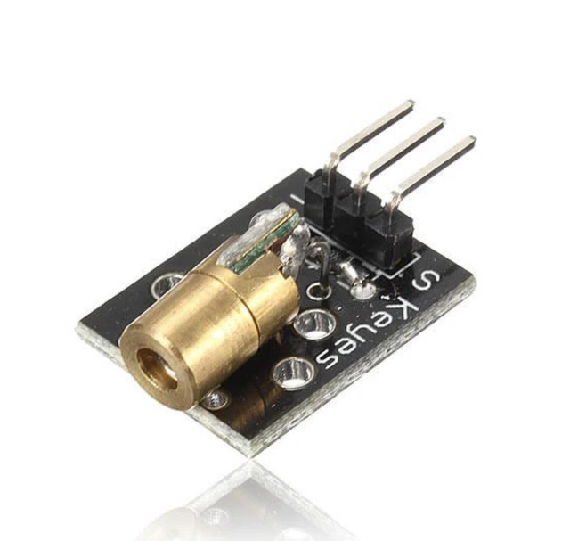 MODULE KY-008 LASER Rouge 650nm Keyes Carte Capteur Arduino Diode 5MW ...