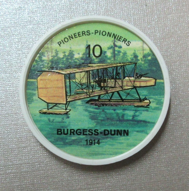 VINTAGE JELLO WHEEL Coin Pioneers-Pionniers #10 Burgess-Dunn 1914 $6.99 ...
