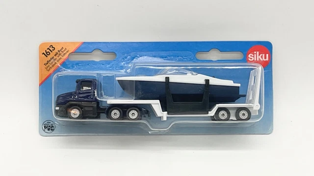 SIKU 1613 ,,SCANIA Tieflader mit Boot,, ,,Neu in OVP,, Siku Super EUR 12,95 - PicClick DE
