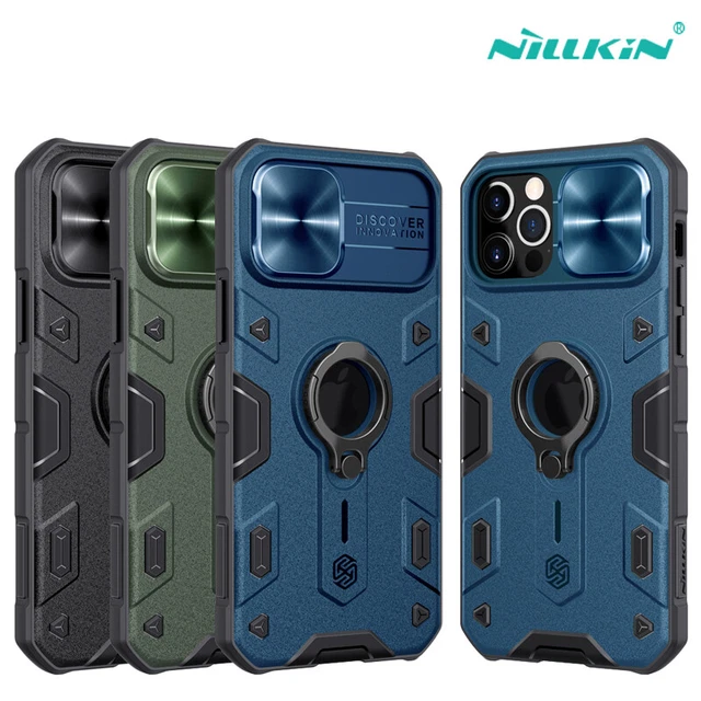 NILLKIN CAMSHIELD COVER Fr iPhone 12 Pro Max Ring Holder Slide Camera ...