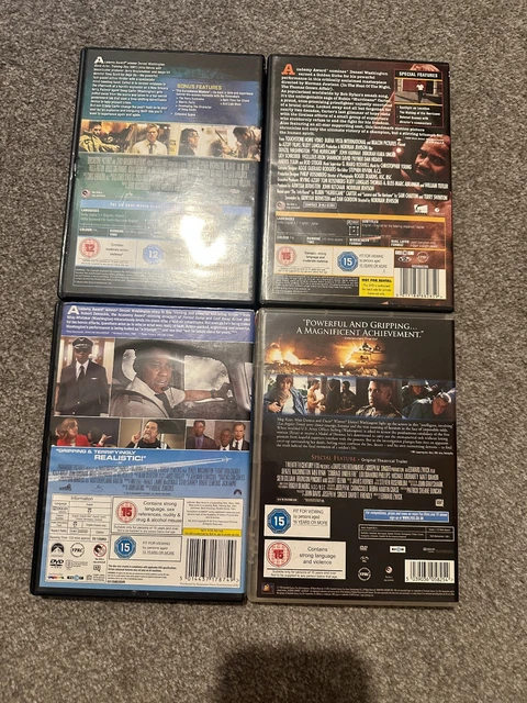 DENZEL WASHINGTON FILMS 4 DVDs Set Bundle £5.43 - PicClick UK