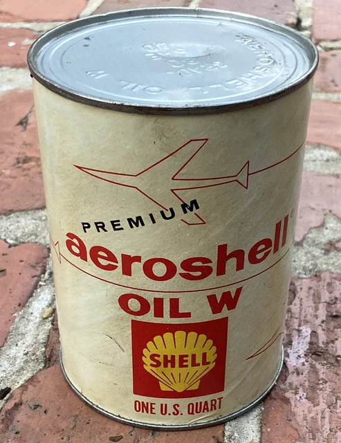 VINTAGE AERO SHELL Oil can FULL $25.00 - PicClick