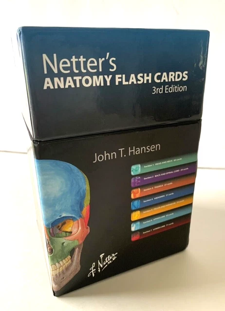 NETTER'S ANATOMY FLASH Cards Clinical Notes, 3rd Edition, by John T ...