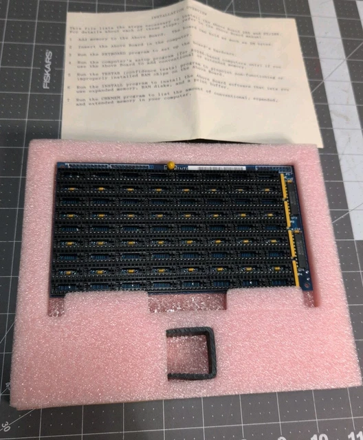 VINTAGE 1987 INTEL Piggyback Memory for Above Board/AT PS 286 original ...