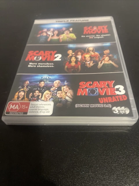 SCARY MOVIE / Scary Movie 2 / Scary Movie 3 | 3 Movie Franchise Pack ...
