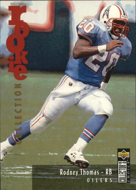 1995 CARTE DE football Collector's Choice Update #U22 Rodney Thomas EUR ...