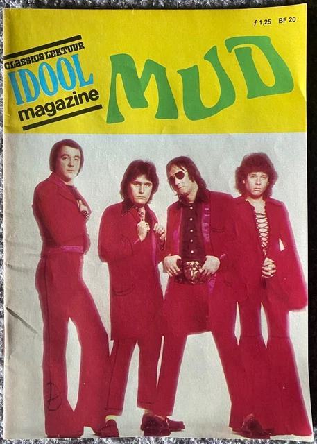 MUD VERY RARE 1974 Dutch Fan Magazine Glamrock Les Gray Ray Stiles Rob ...