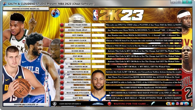NBA 2K23 CHEATS, Trainer, Mods, Codes, Invincible Team, Mycareer Badge ...