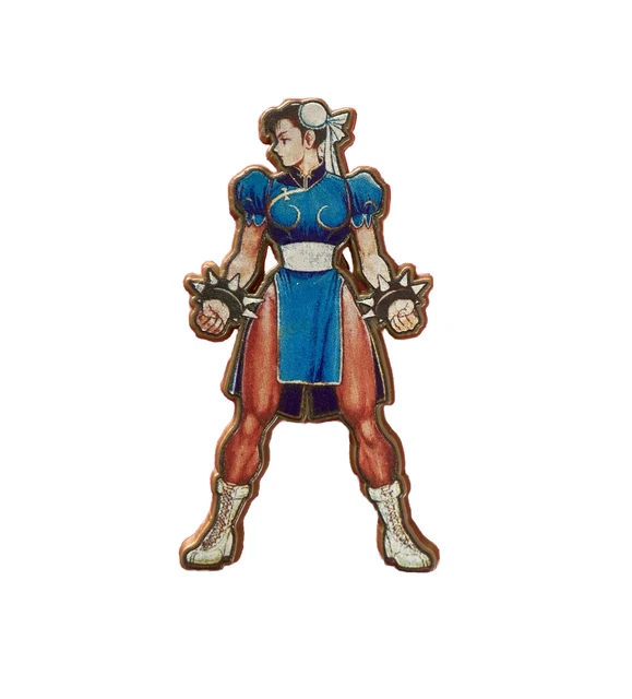 VINTAGE STREET FIGHTER Chun-Li Pin Badge Capcom 1993 £9.99 - PicClick UK