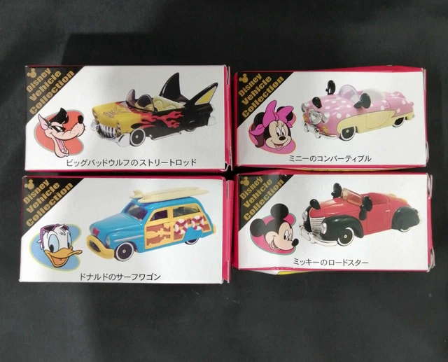 COLLECTION DE VÉHICULES Disney Tomica Original Mini 4 articles EUR 129 ...
