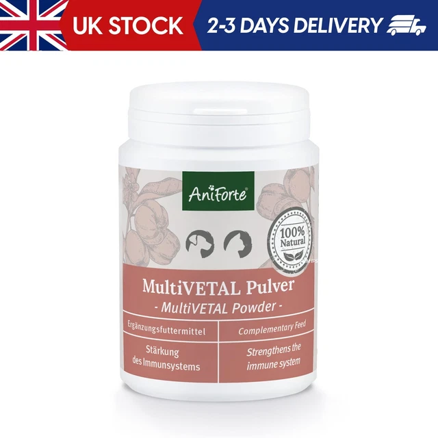 ANIFORTE MULTIVITAMIN MULTIVETAL Powder 100g: Natural Vitamin ...