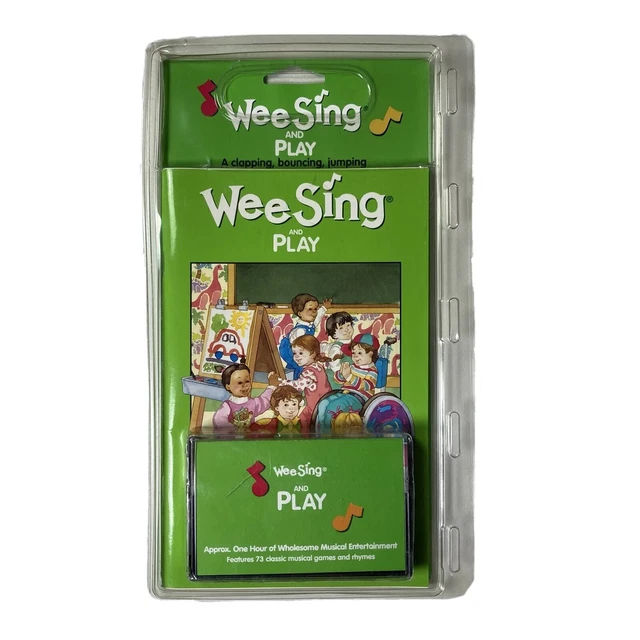 WEE SING AND Play Sing-along Childrens Music Cassette Songbook Vtg 90s ...