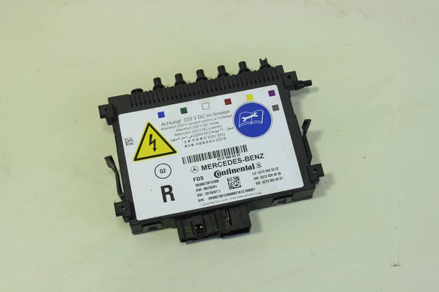 MERCEDES W212 ECU Module Commande Unité de Siège Dynamique Séance ...