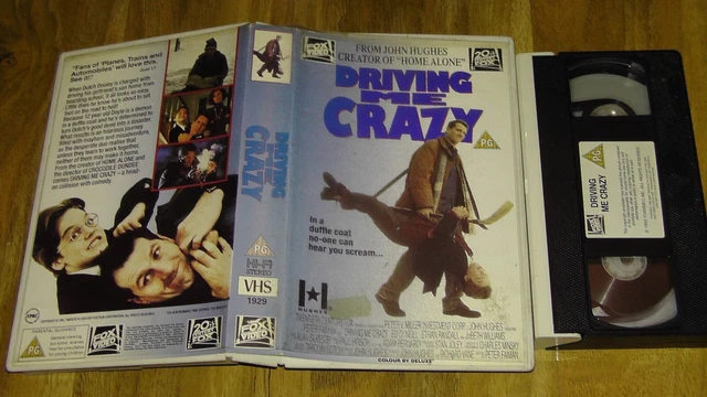DRIVING ME CRAZY John Hughes VHS Video Big Box Ex Rental Cert CBS FOX £ ...