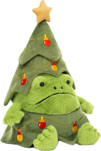 CHRISTMAS TREE RICKY RAIN FROG New Plush Collectible Toy Gift Authentic ...