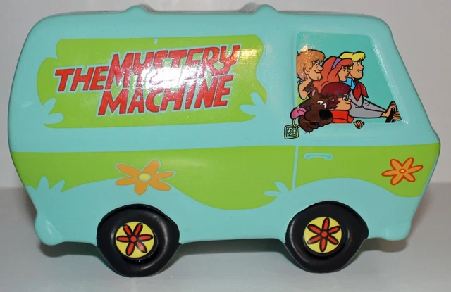 LARGE SCOOBY DOO money box Toy Mystery Machine Van - Hasbro Barbera Car ...