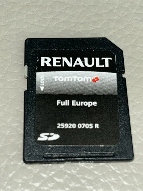 ORIGINALE NUOVO RENAULT R-Link Tomtom Carminat 2.0 Navigazione Live Sd ...